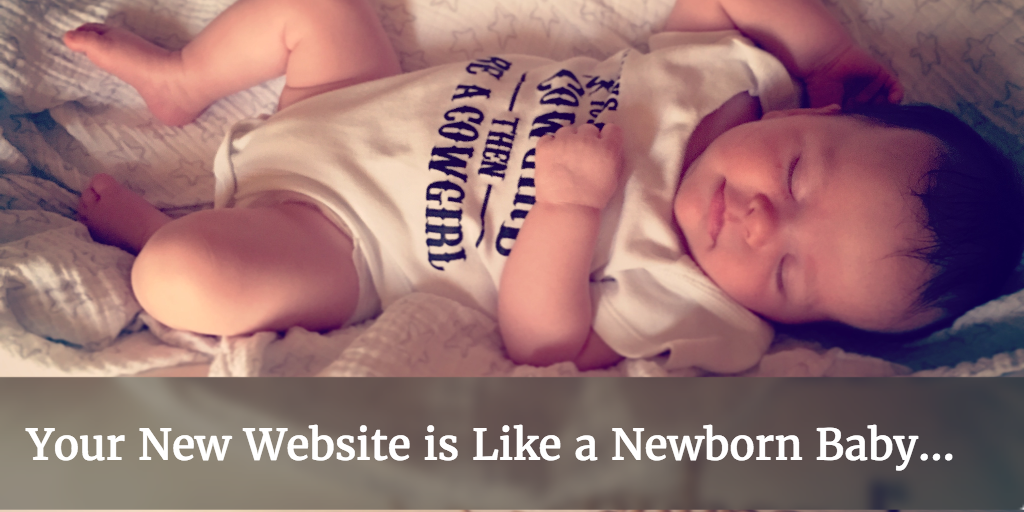 Why your new website is like a newborn baby and six tips to help it grow